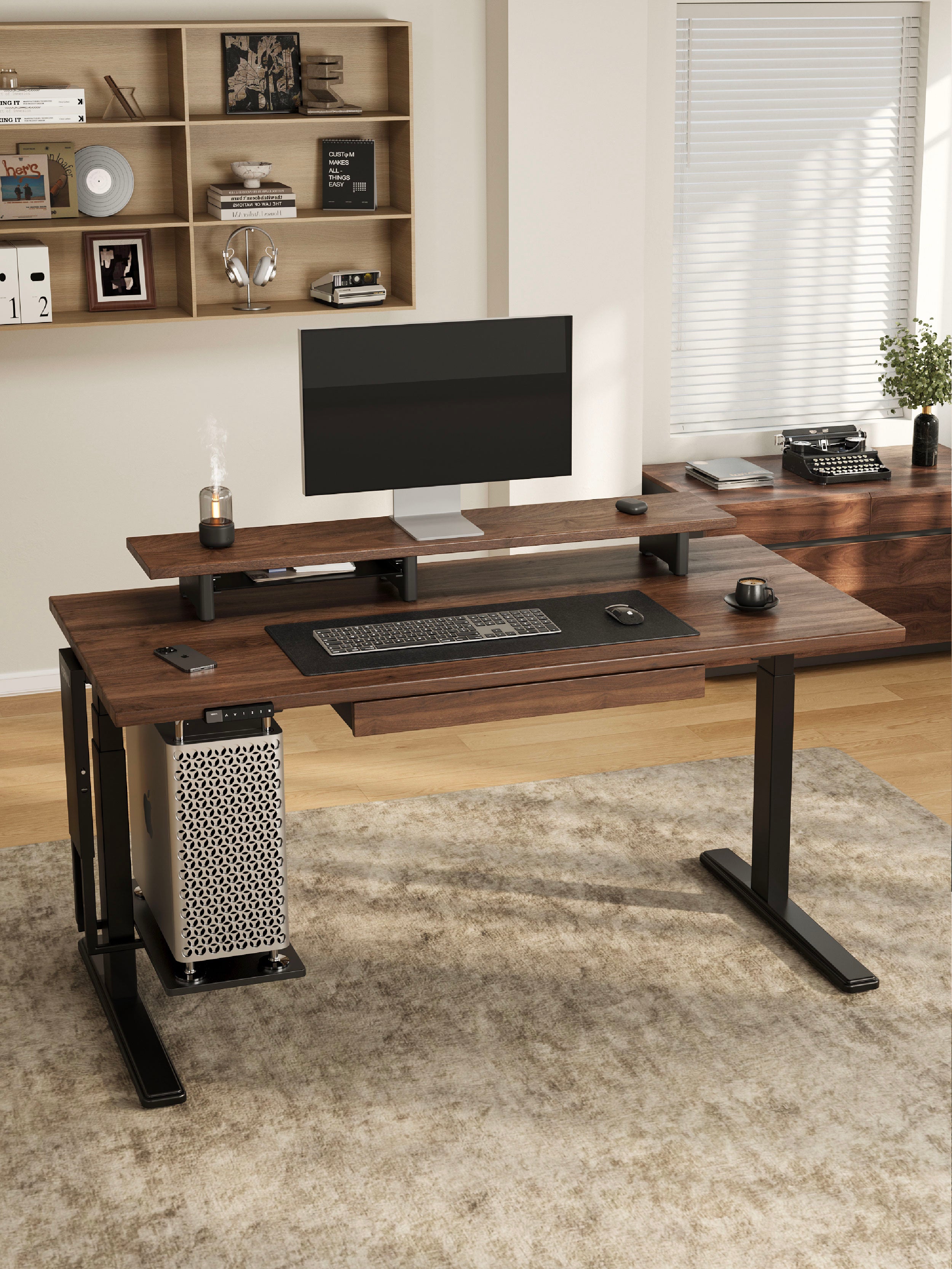 Vernal L-shaped Executive Standing Desks