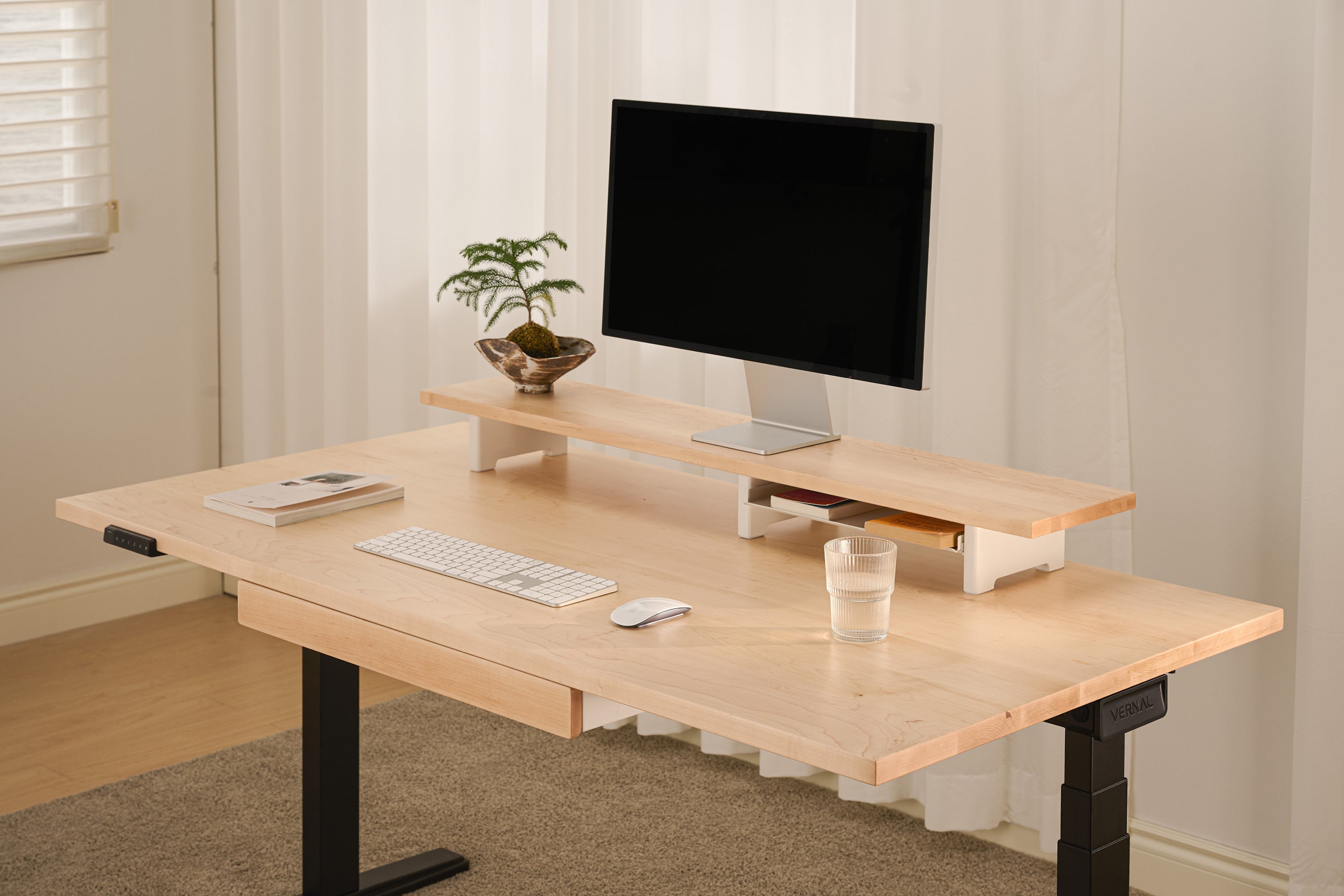 Vernal L-shaped Executive Standing Desks