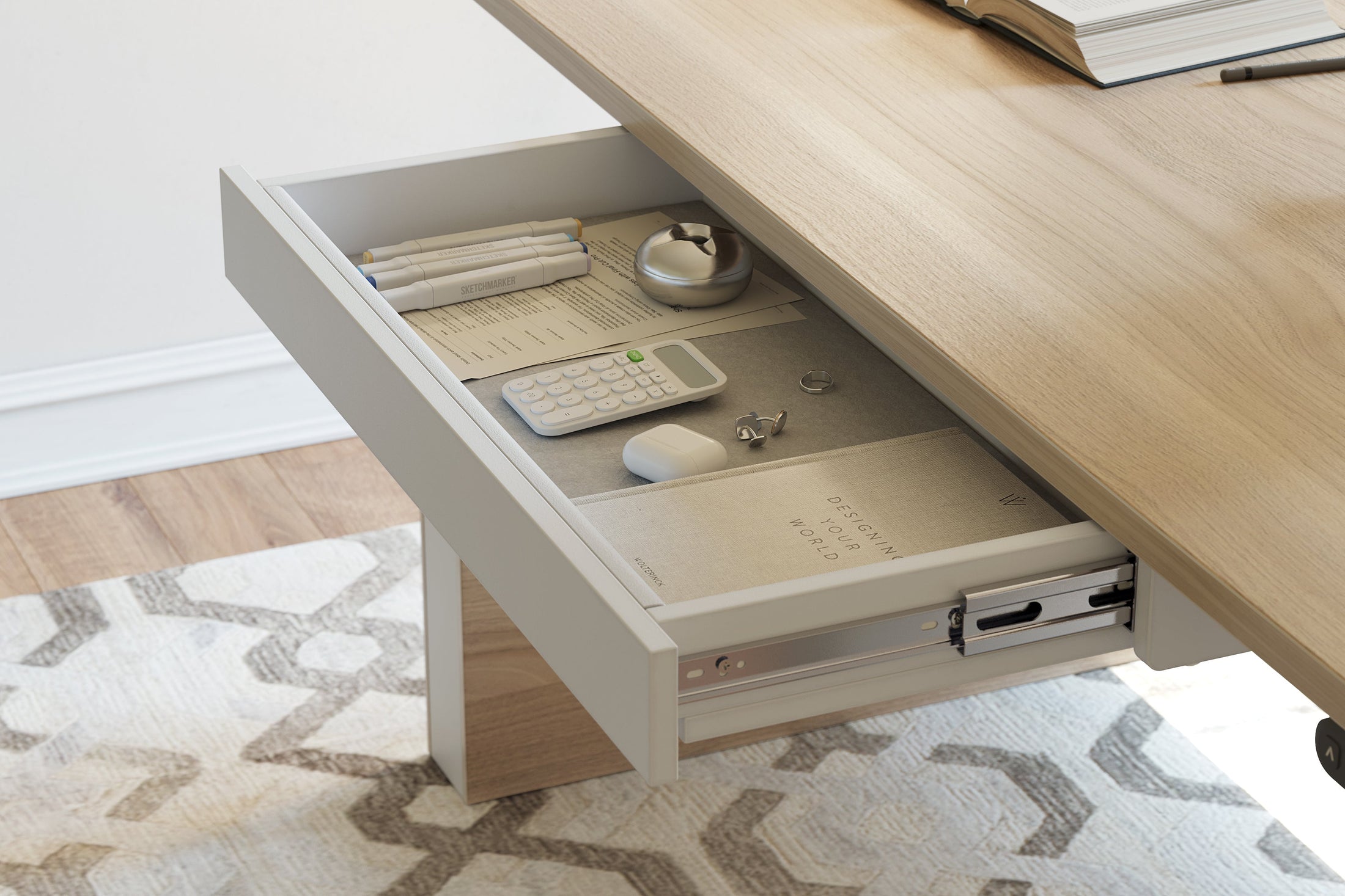 Integrated Drawer Keyboard Tray - Vernal
